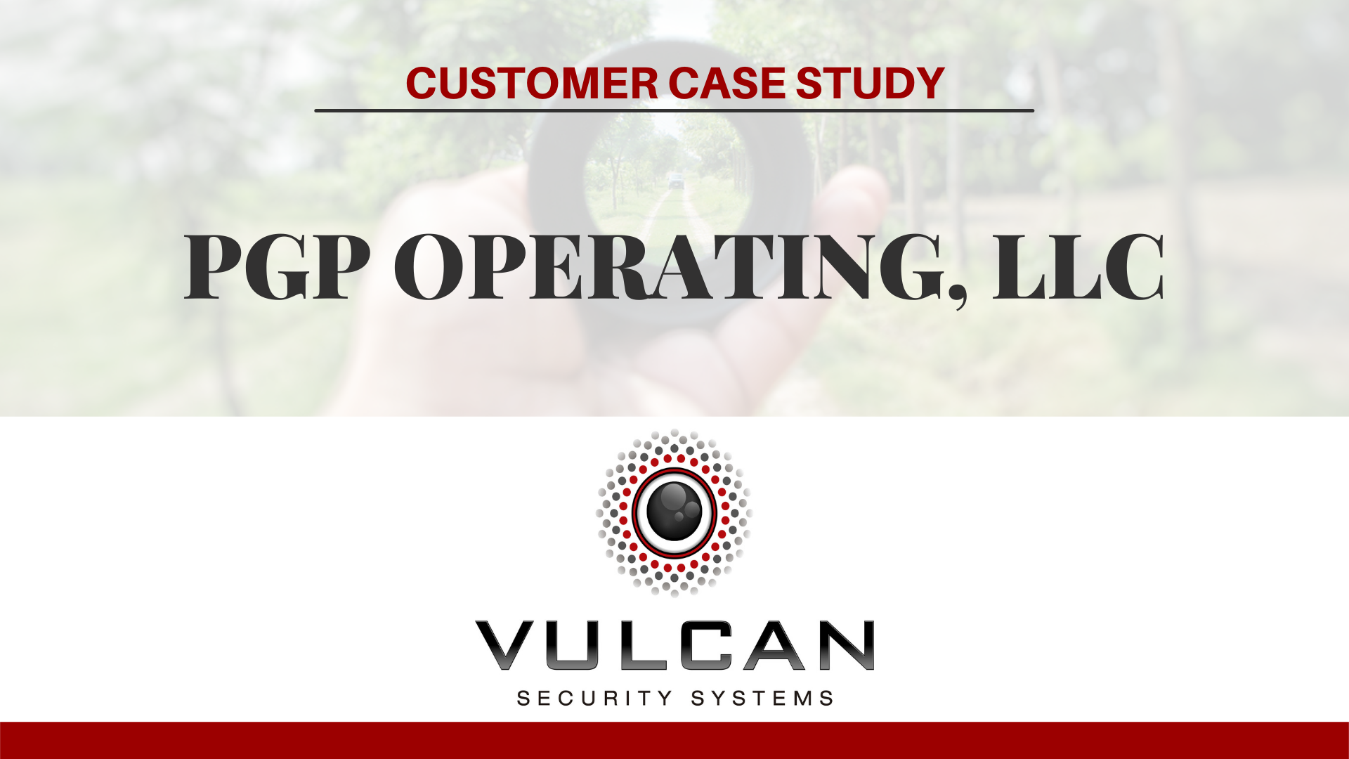 How PGP Operating LLC Uses Thermal Cameras for Premises Security: Case Study
